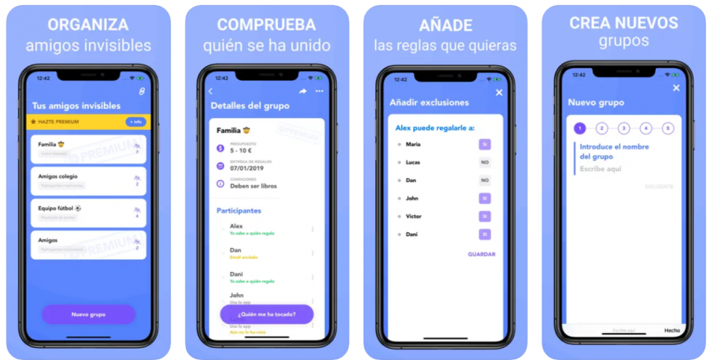 Amigo Invisible por WhastApp: APPs para el Sorteo